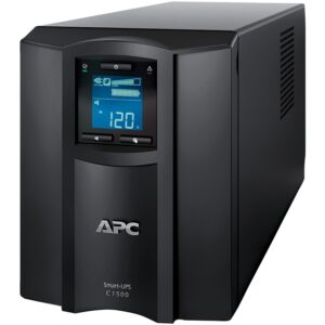 apc smart-ups 1500va ups battery backup with pure sine wave output (smc1500)(not sold in vermont)