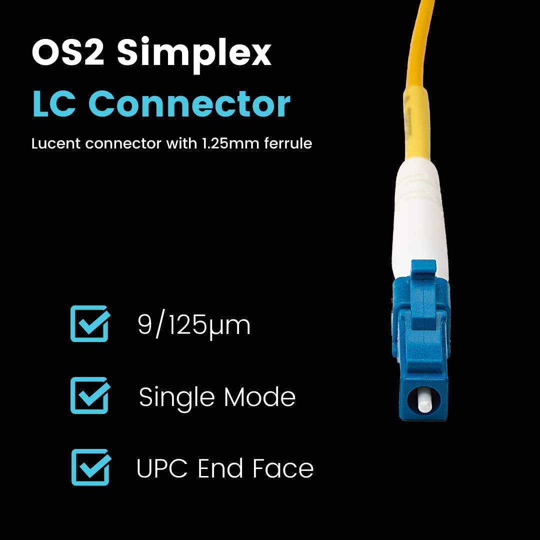 FTTH Launch Fiber Cable SC/APC-LC/UPC Connectors OTDR Launch Cable Box G652D Singlemode 9/125 1000 Meters Fiber Optic Dead Zone Eliminator