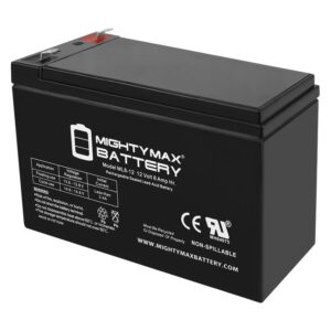 mighty max battery ml8-12 - 12v 8ah replacement for apc back-ups es 750 ups battery