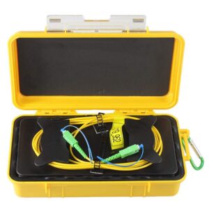 ftth sc/apc-sc/apc connectors otdr launch cable box g652d singlemode 9/125 1000 meters fiber optic dead zone eliminator