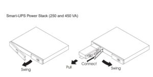 apc ups battery replacement, rbc18, for apc smart-ups models sc250rm1u, sc450rm1u and select others, black