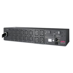 apc metered horizontal 2u rack mount iec 12x c13 4x c19 pdu 208v l6-30p ap7811