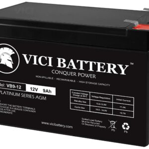 Replacement Battery - Compatible with APC BACK-UPS ES BE550G