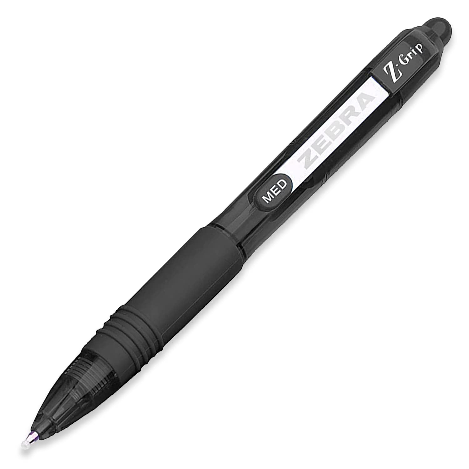 Zebra Z-Grip Smooth Mini Retractable Ballpoint Pens - 1.0mm - Black - Pack of 3