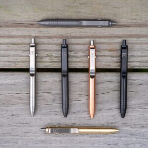 BIG IDEA DESIGN Mini Dual Side Click Pen (Titanium DLC Black)