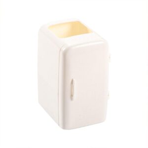 1pcs mini pen holder,portable pen holder large-capacity waterproof storage box kawaii pen holder for office(white)