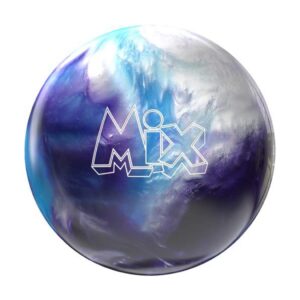 bowlerstore products storm mix pre-drilled bowling ball- purple/blue/white (6lbs)