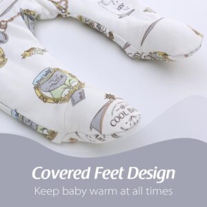 Miracle Baby Baby Sleep Bag with Feet Winter, Wearable Blanket with Legs, Sleep Sack for Newborn 2.5 TOG,0-3 Months,Cat