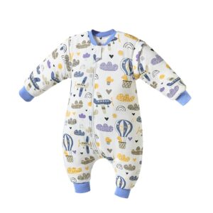 xifamniy 1.5 tog baby wearable blanket toddler kids sleeping bag detachable long sleeve swaddle