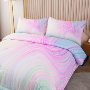 bodhi king comforter set for girls,kids bedding sets,pink bedding for girls,king size bedding sets for kids,blue and pink comforter,tie dye bedding sets with pillowcase.