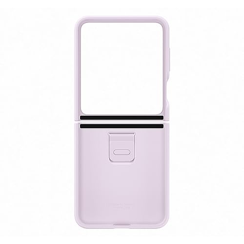 Samsung Galaxy Official Silicone Case with Ring for Z Flip5, Lavender