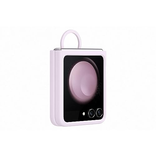 Samsung Galaxy Official Silicone Case with Ring for Z Flip5, Lavender