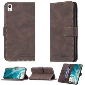 case for sony xperia z5 premium case compatible with sony xperia z5 premium phone case flip stand cover pu leather bf09 wallet case brown