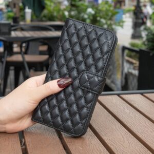 DIWOR Flip Stand Case Compatible for Vivo Iqoo Z5 5g Phone Case Cover PU Leather Kickstand Magnetic Wallet Case XXF-HEI