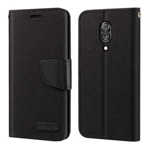 lenovo z5 pro case, oxford leather wallet case with soft tpu back cover magnet flip case for lenovo z5 pro gt