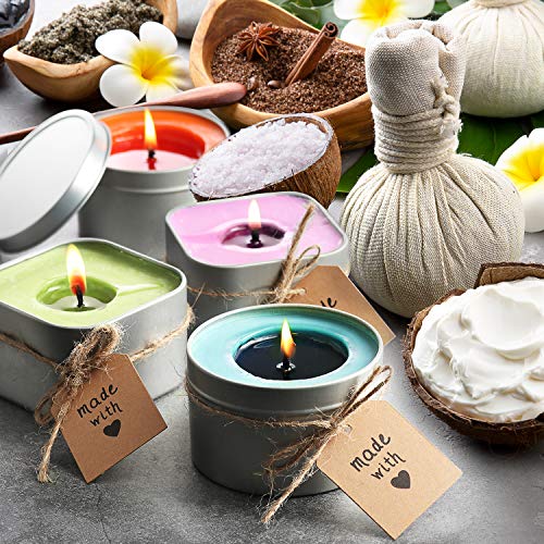 Hearth & Harbor Soy Candle Making Kit for Adults & Kids, DIY Candle Making Supplies for Beginners, Natural Soy Wax Complete Candle Making Kits - 2 Lbs