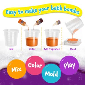 XXTOYS Bath Bombs Science Lab - Create 10 Bath Bombs, Bath Toys for Kids - Great Gifts for Girls Age 8-12, Crafts Kit for Girls, Spa Kit for Girls