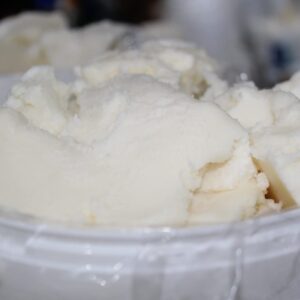 3CayG 5lb Pail White Refined Shea Butter Deoderized Skin and Hair Body Butter Use for Soapmaking and Whipped Body Butter