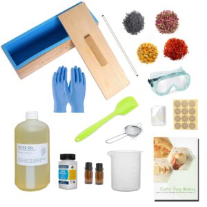 soap making kit for adults, make your own soap, diy natural soap supplies