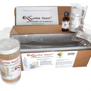 R.E.D. Soap Making Starter Soap Kit - Includes pre-Measured Ingredients to Make a loaf of soap and a R.E.D. Natural Silicone Mold