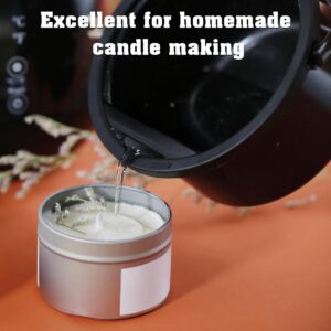 TCFUNDY Wax Melter for Candle Making, 8 Qts Electric Wax Melting Pot with Pour Spout and Temperature Controller, Digital Temperature Display, Fast Melting Candle Maker