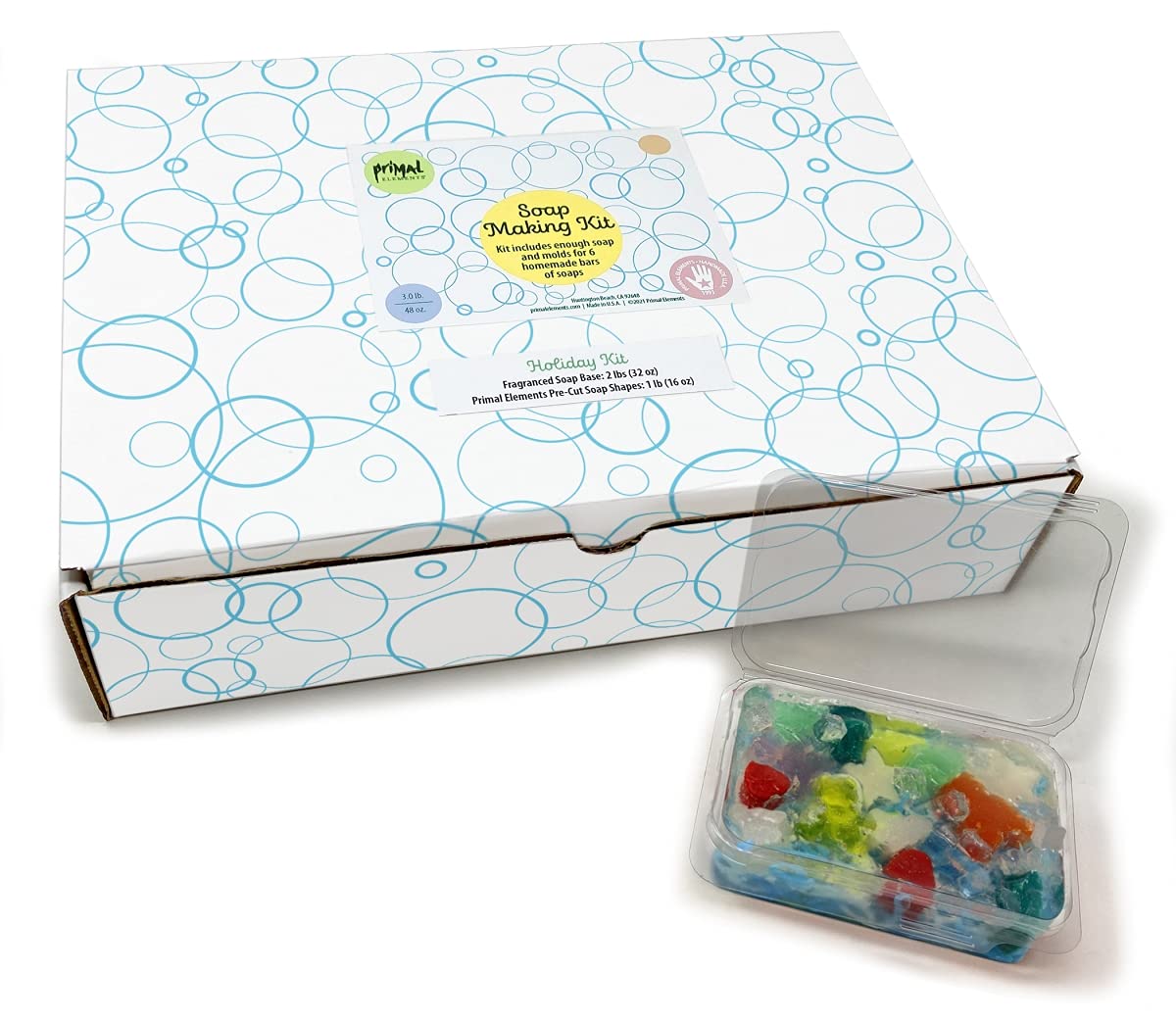 Primal Elements Seasons Greetings Soap Making Kit, Multicolor