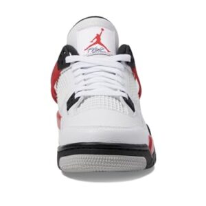 Jordan Boy's Air 4 Retro (Big Kid) White/Fire Red/Black/Neutral Grey 7 Big Kid M