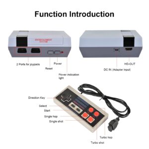 Retro Classic Game Console,HDMI Classic Retro Game Console 621 Games,Dual Control 8-Bit Handheld Game Player for TV Video, Christmas/Birthday/Thanksgiving/Valentine Gift