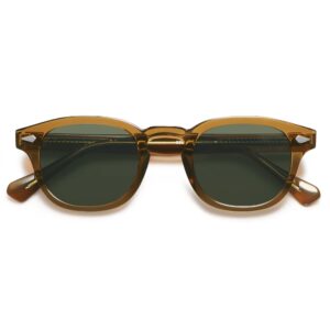 sojos retro small round sunglasses for men women trendy circle style uv400 lenses unisex sun glasses sj2251, olive green frame/dark green lens