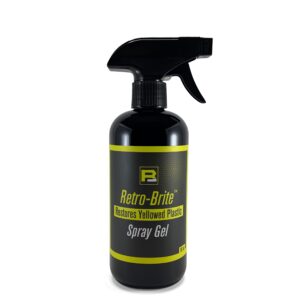 retro-brite (sole brite) spray gel : restores yellowed plastic (16oz)