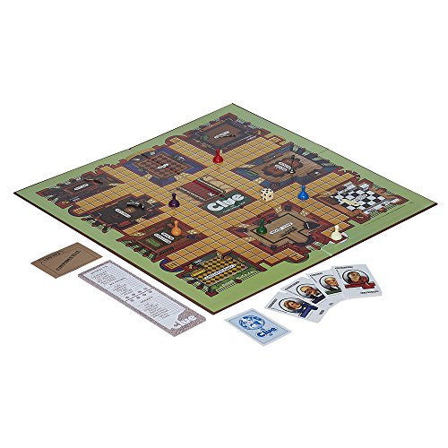 Hasbro Gaming Retro Series Clue 1986 Edition Board Game, Classic Mystery Games for Kids, Family Board Games for 3-6 Players, Family Games, Ages 8+