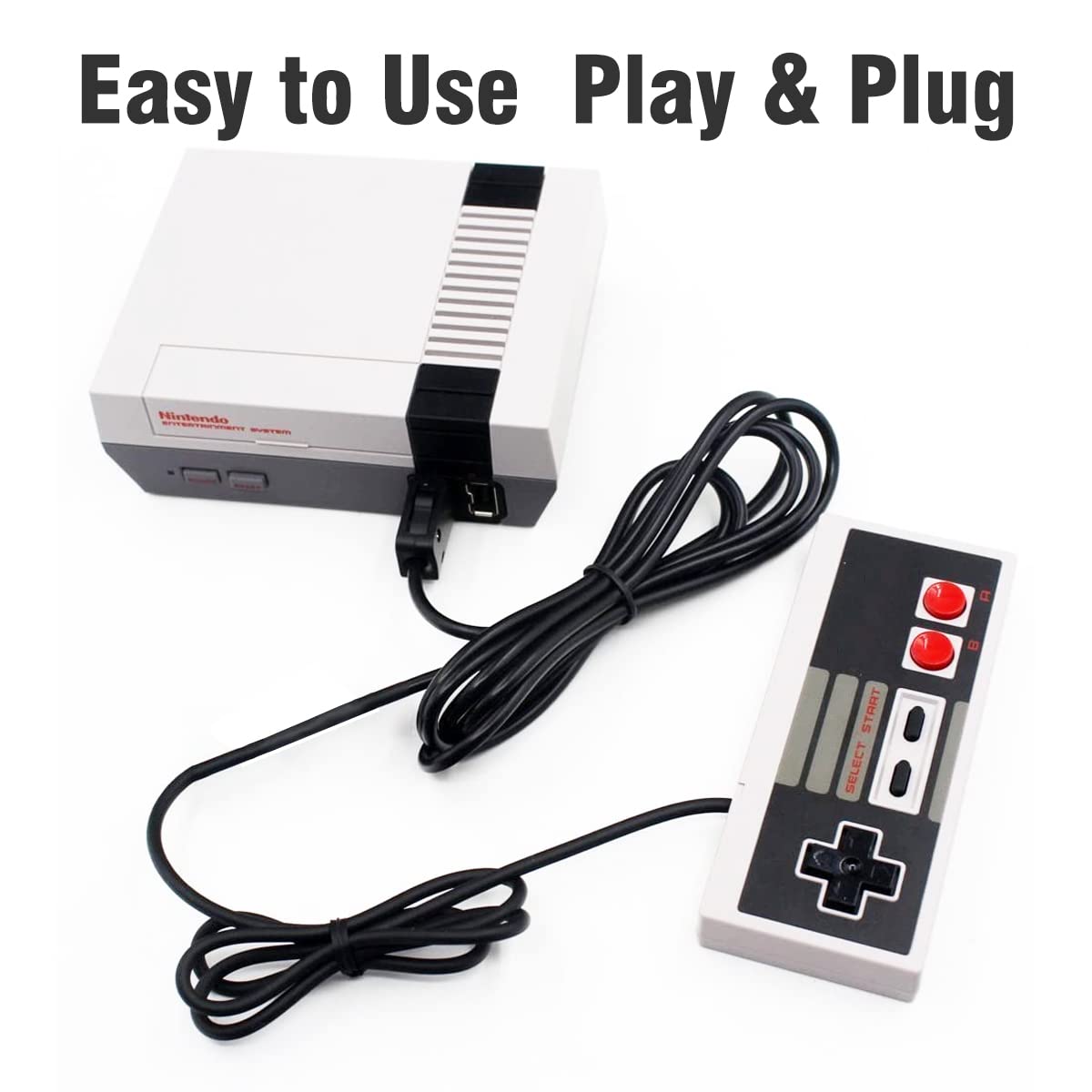 Nes Classic Controller for Nintendo Nes Mini Classic Edition Console, Retro Nes Gamepad Controller with 10FT Extra Long Cable - Nes Controller