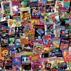 8-Bit Armageddon Retro Video Game Puzzle for Adults and Kids | 1000 Piece Jigsaw Puzzle Toy | Interactive Brain Teaser for Family Game Night | 28 x 20 Inches