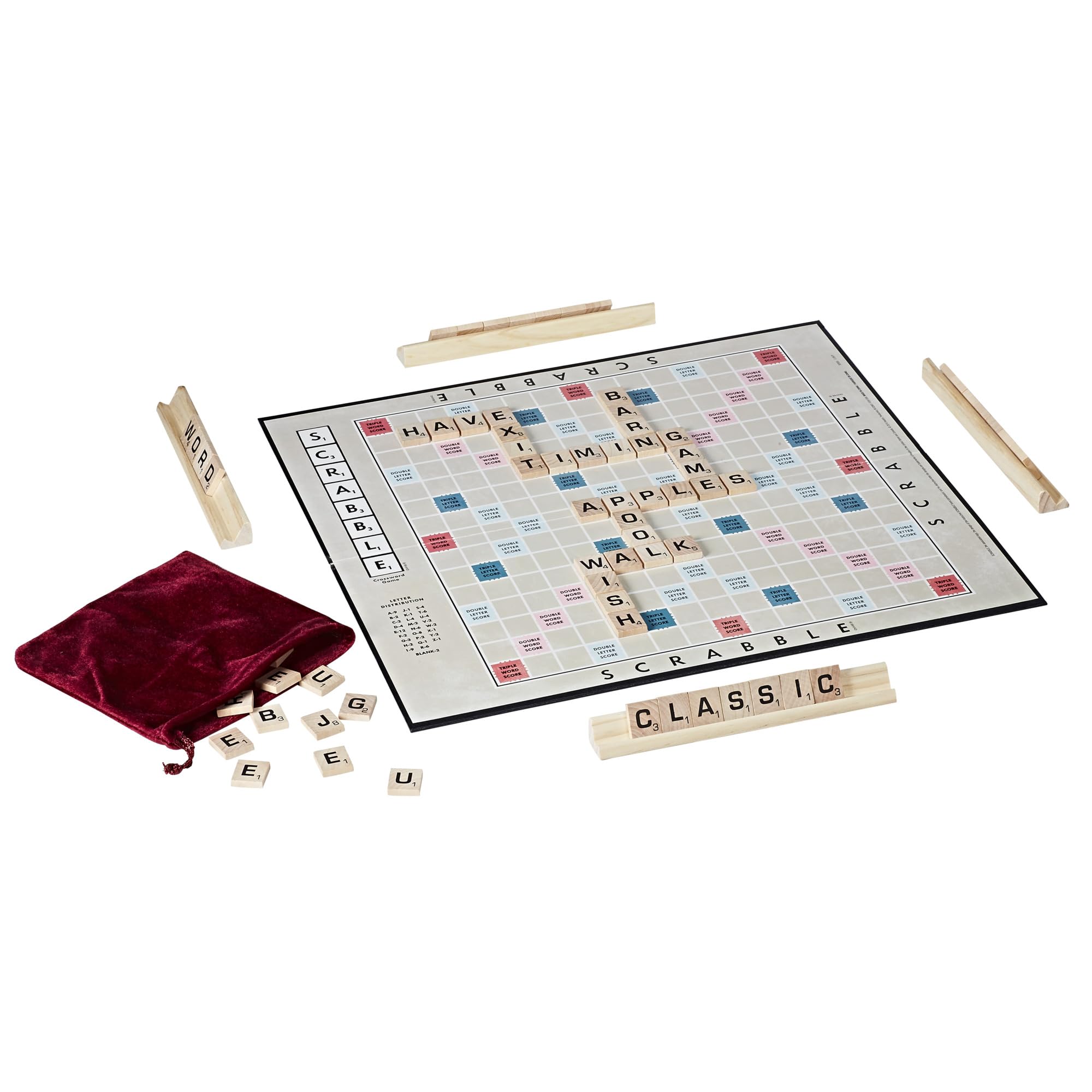 Hasbro Gaming Retro Series Scrabble 1949 Edition Board Game