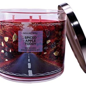 White Barn Bath & Body Works Spiced Apple Toddy 3 Wick Jar Candle 14.5 Oz