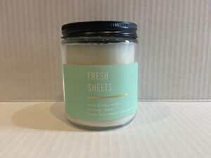 bath & body works, white barn 1-wick candle w/essential oils - 7 oz - 2022 spring scents! (fresh sheets)