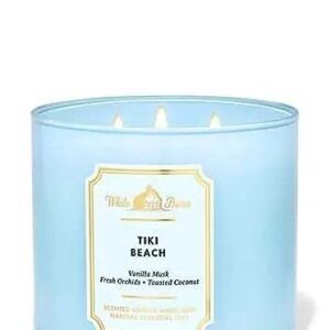 Bath & Body Works, White Barn 3-Wick Candle w/Essential Oils - 14.5 oz - New Core Scents! (Tiki Beach)