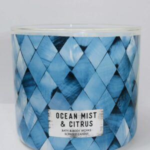 Bath and Body Works White Barn 3-Wick Scented Candle in Ocean Mist and Citrus