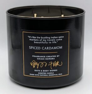 white barn -bath & body works - spiced cardamom - 3-wick scented candle w/essential oils - 14.5 oz