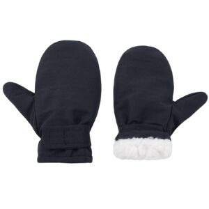 lined fleece toddler mittens kids winter warm gloves child ski gloves waterproof snow baby mitten for boys girls black m