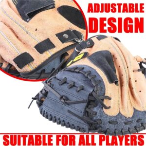 Baseball Catcher Glove,Baseball and Softball Catcher's Mitt for Kids Youth Adults,Cowhide Catcher's Glove - Left Hand Glove (Brown)