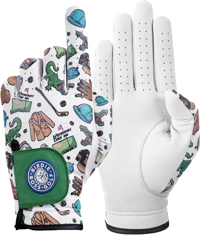 BirdieBoss Gilmore Golf Men's Glove Left Hand (ML) Green