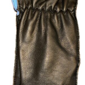 EPT Bull Ropes Bull Riding Glove Adult & Youth Outer Seam Right Hand Black & Turquoise Cow Hide 8.0 RH