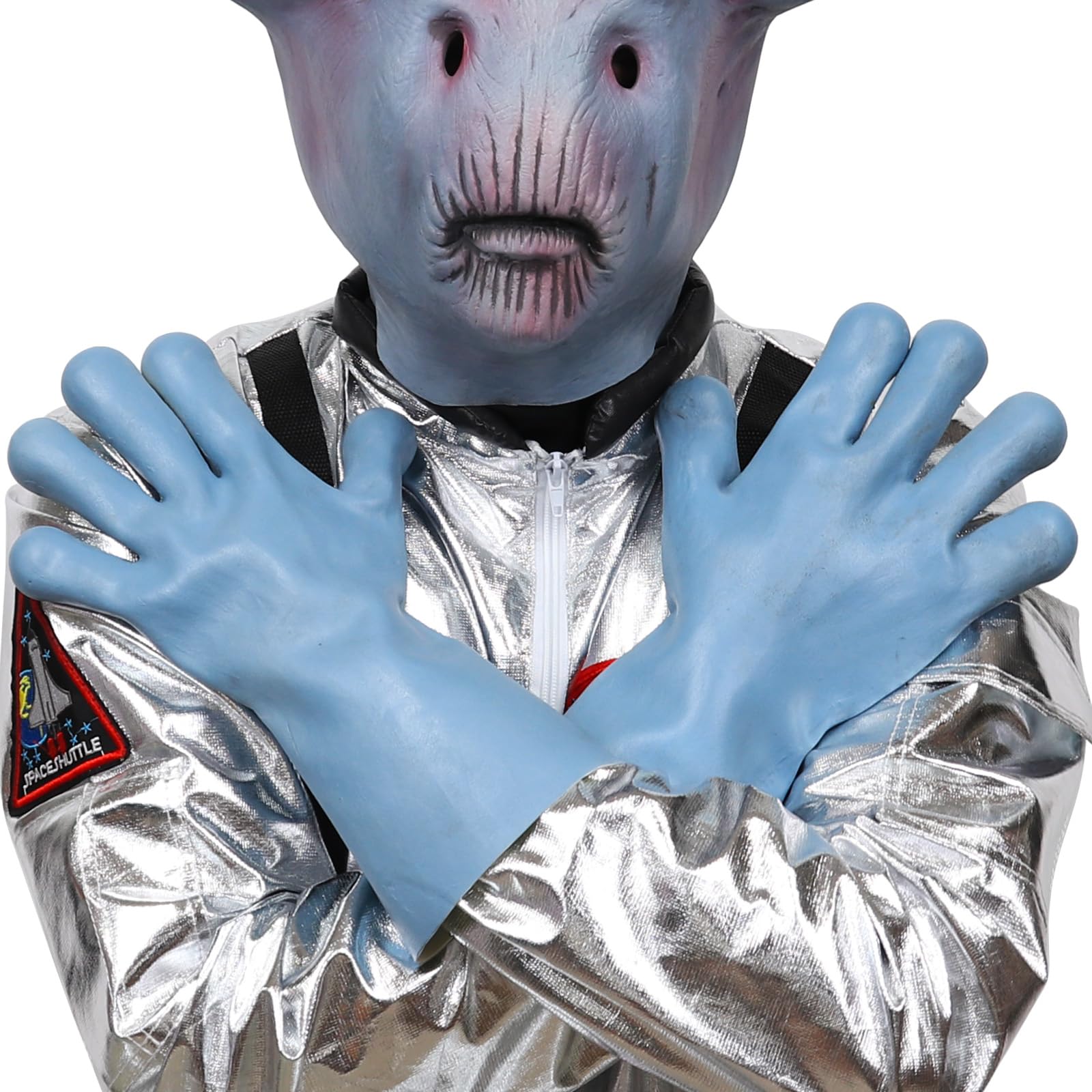 SANZHIGUO Halloween Alien Gloves for Cosplay Costume Halloween Party & Easter & Christmas - Latex Gloves