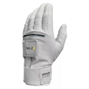 sklz men's smart glove left hand golf glove, x-large , white