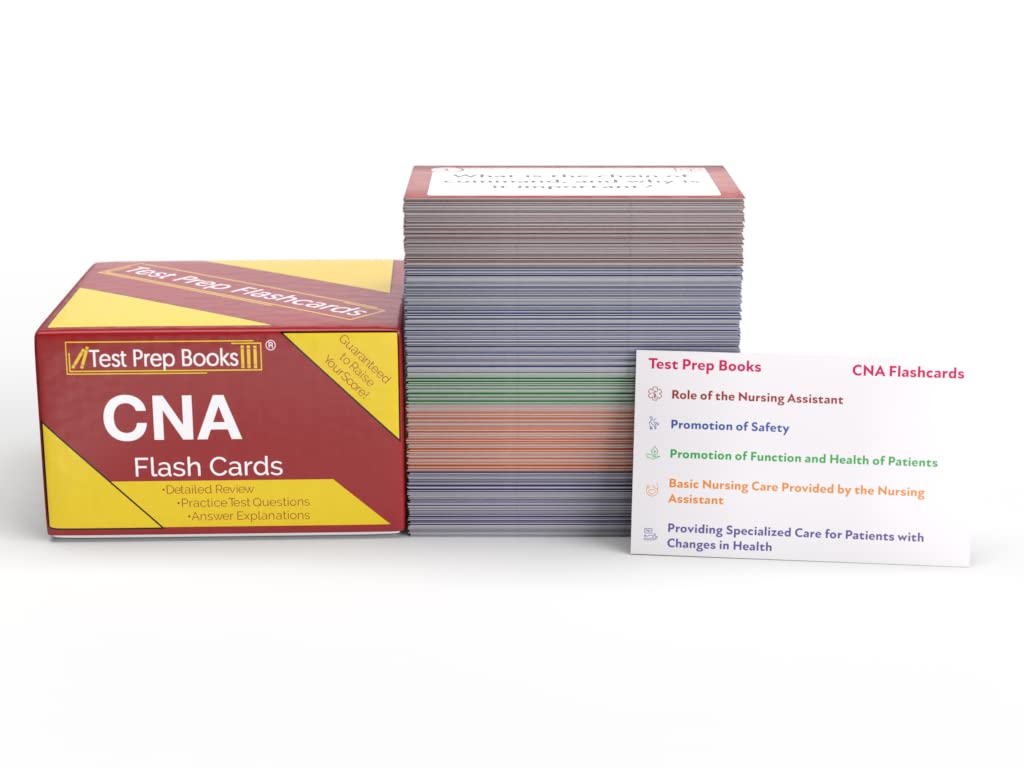 CNA Study Cards 2024-2025: CNA Training with Practice Test Questions for The Certified Nursing Assistant Exam [2nd Edition]