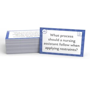 CNA Study Cards 2024-2025: CNA Training with Practice Test Questions for The Certified Nursing Assistant Exam [2nd Edition]