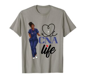 cna nurse black history month african american t-shirt