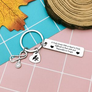 12 PCS Certified Nursing Assistant Gift CNA Graduation Gifts Nurse Keychain for Women Men CNA Certified Nursing Assistant Keychain Inspirational Gift for Registered Nurse Student Future Nurse Gift