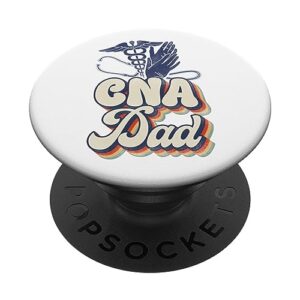 cna nurse certified nursing assistant retro vintage cna dad popsockets standard popgrip